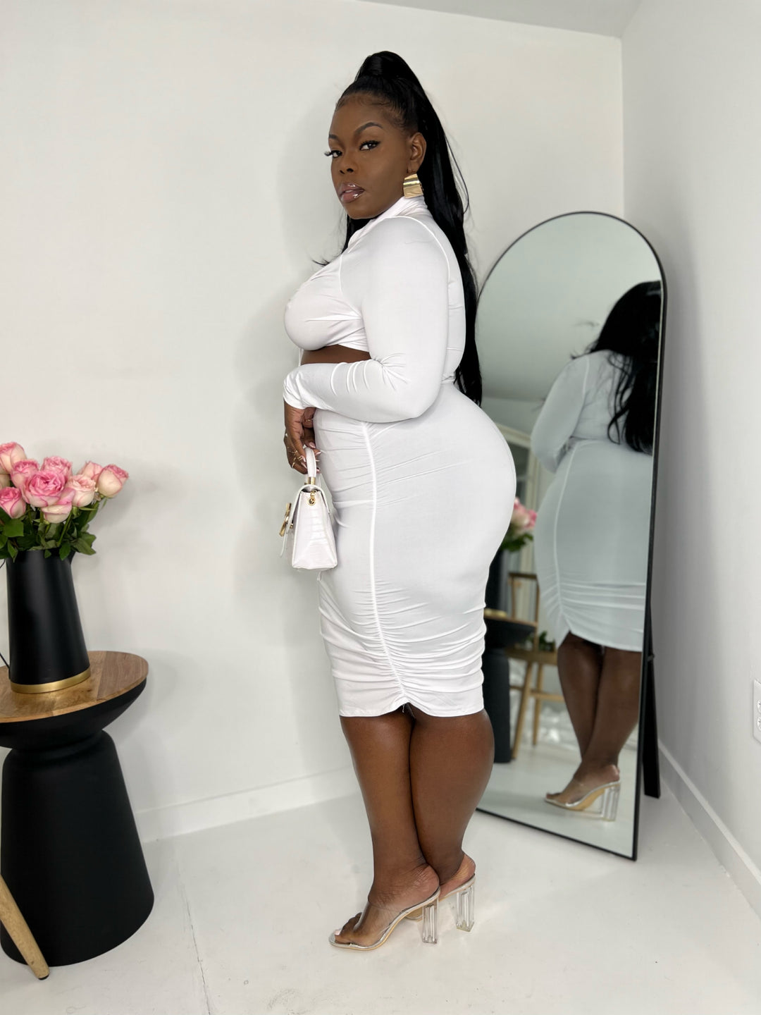 Peak - A -Bae | White Stretch Set – Curverra